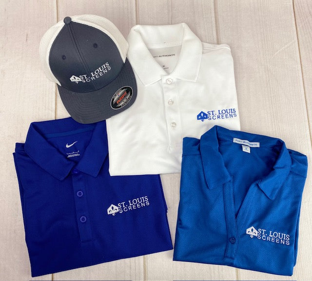 St. Louis Screens Nike Dri-Fit Polo – Arch City Monogramming, LLC