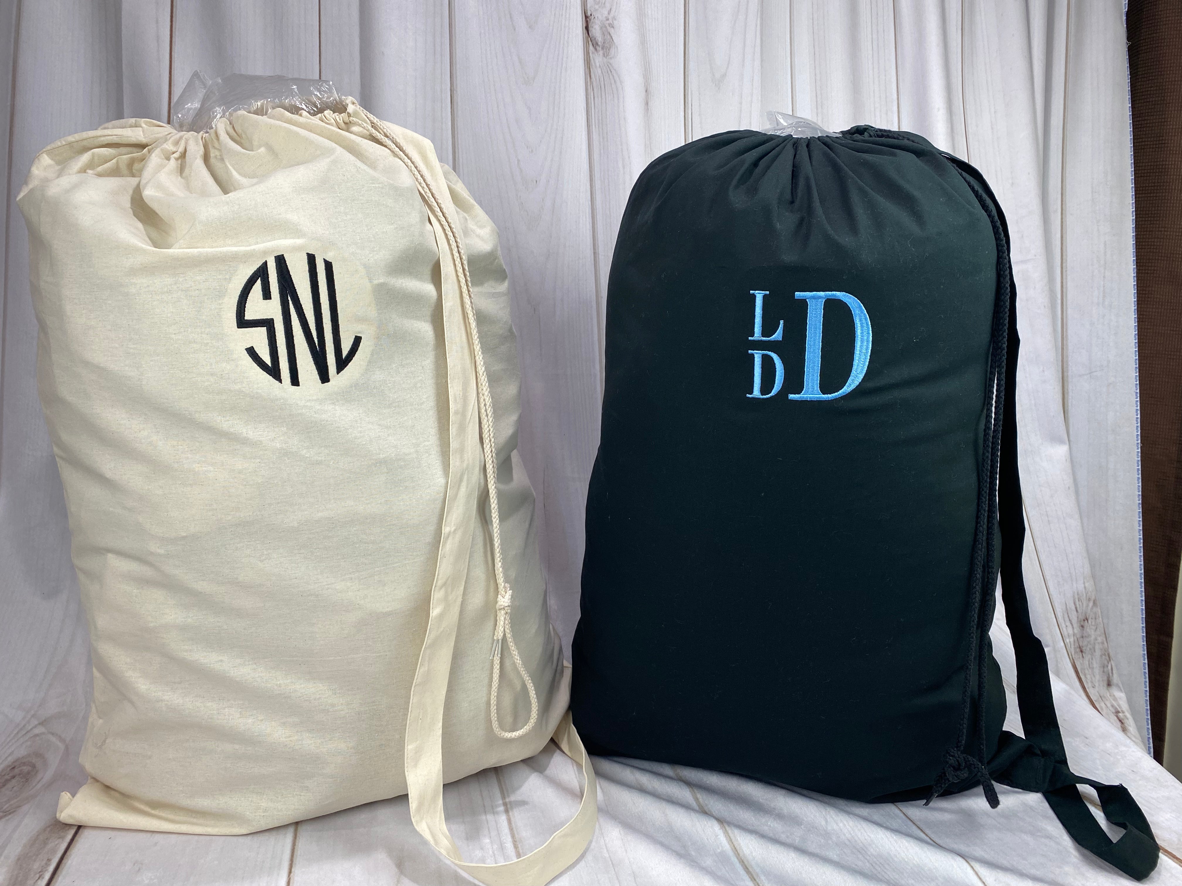 Embroidered Laundry Bag – Arch City Monogramming, LLC